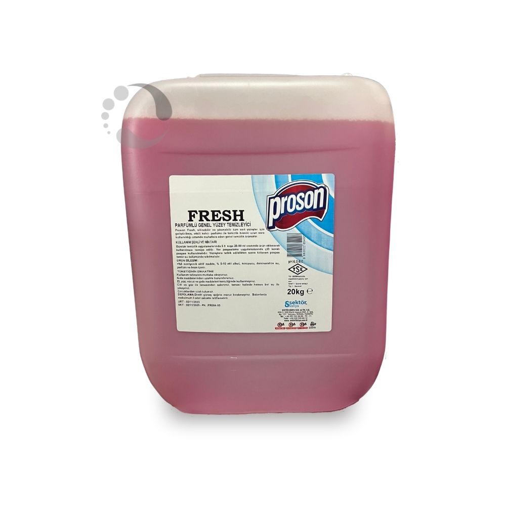 "Proson Parfümlü Yüzey Temizleyici Pembe | 20 kg Çözümünüz ...